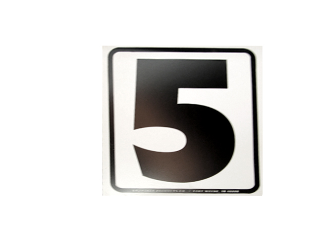 NUMBER SIGN #5 - FEC Parts